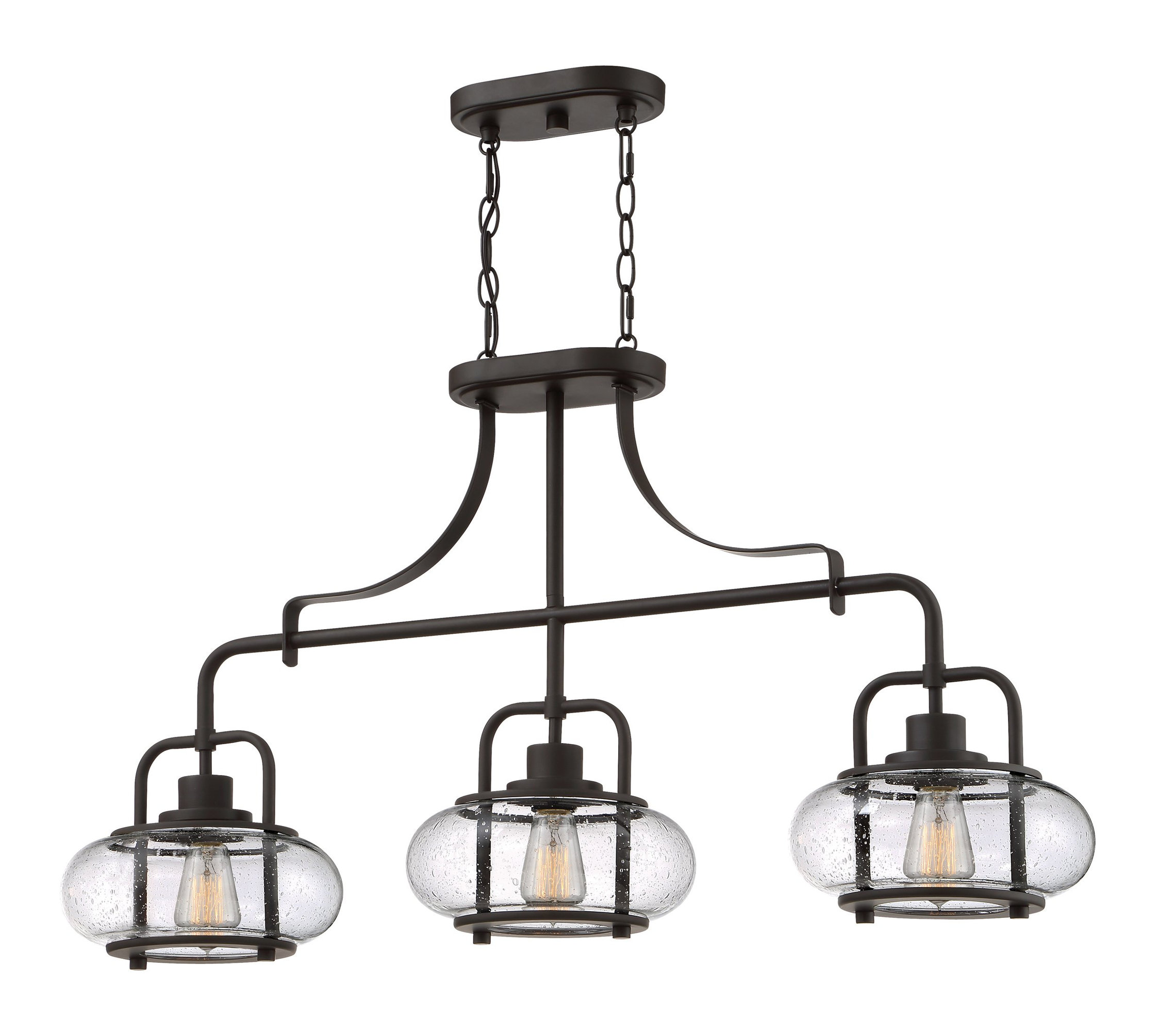 Luxury Utilitarian Chandelier, Dark Bronze, UQL3381 - Transitional ...