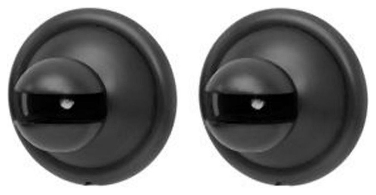 Alno A9250 Yale 2-5/8" Round Solid Brass Glass Shelf Mounting ...