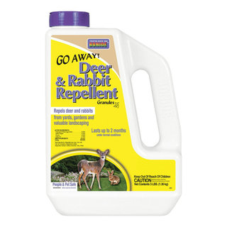 Bonide 227 Go Away Deer and Rabbit Repellent Granules, 3 Lbs, 3 lb ...