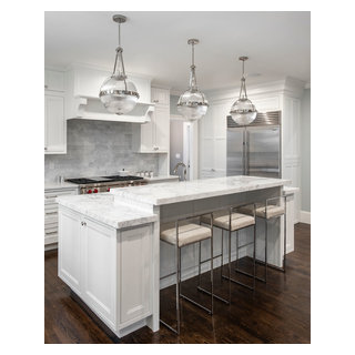 Newton White on White Kitchen - Traditional - Kitchen - Boston - by ...