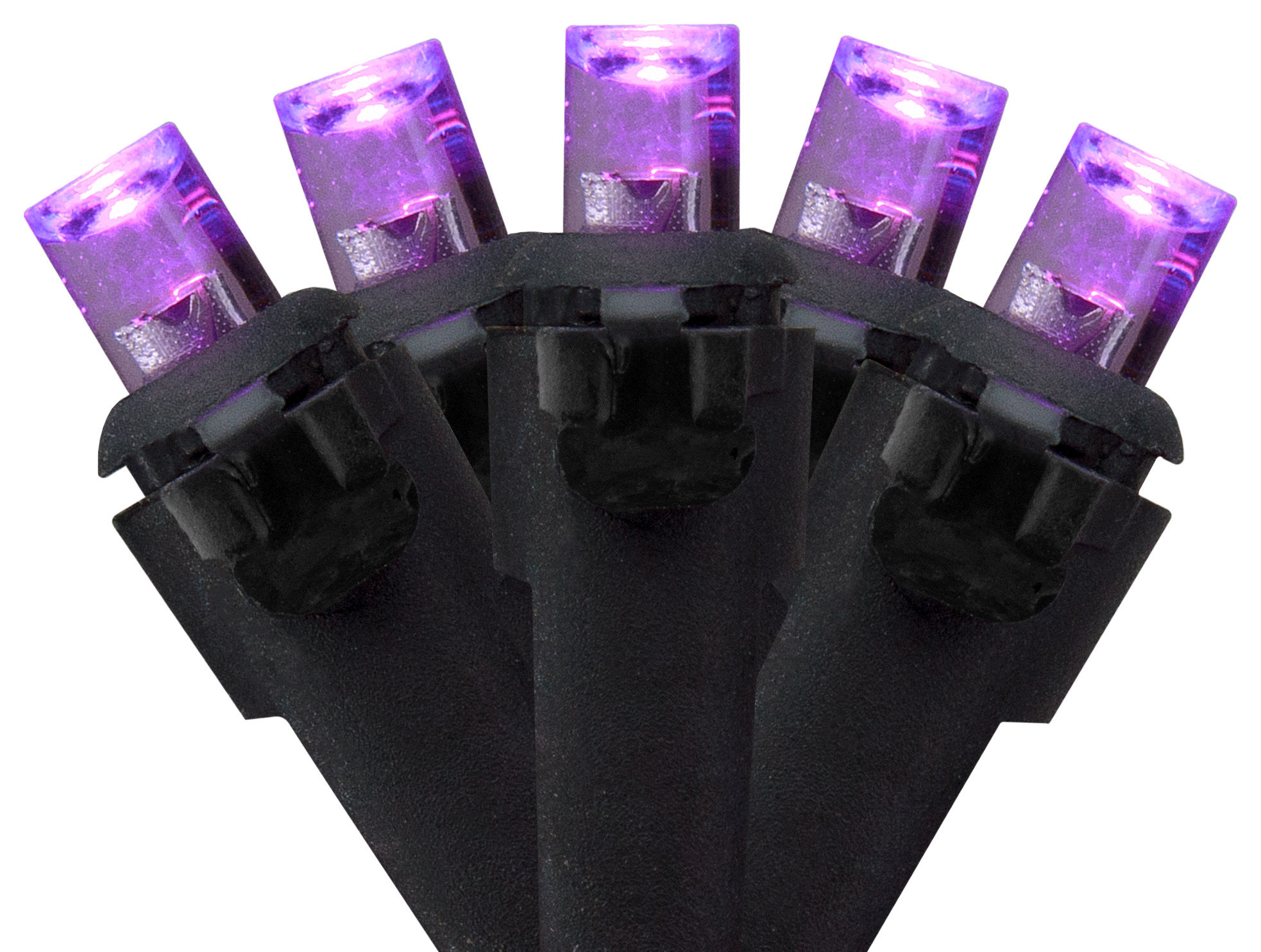 50 Count Wide Angle LED Christmas Lights 16 ft Wire - Modern - Holiday ...