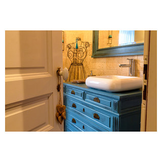 Rénovation totale et décoration d'une maison - Transitional - Bathroom ...