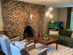 Monster of a Fireplace...I've never seen anything like it!