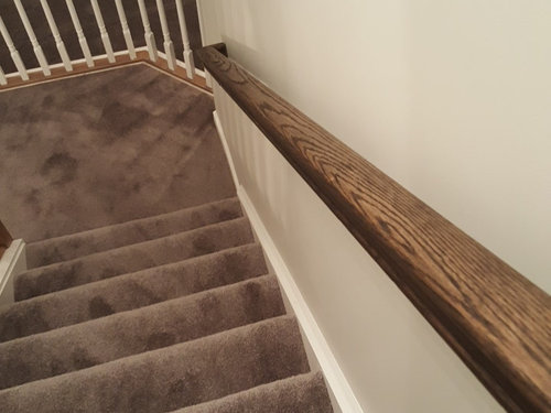 Ebony stain on railing?