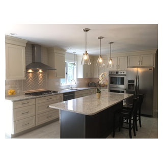 Omega Renner Oyster Smokey Hills - Transitional - Kitchen - Boston - by ...
