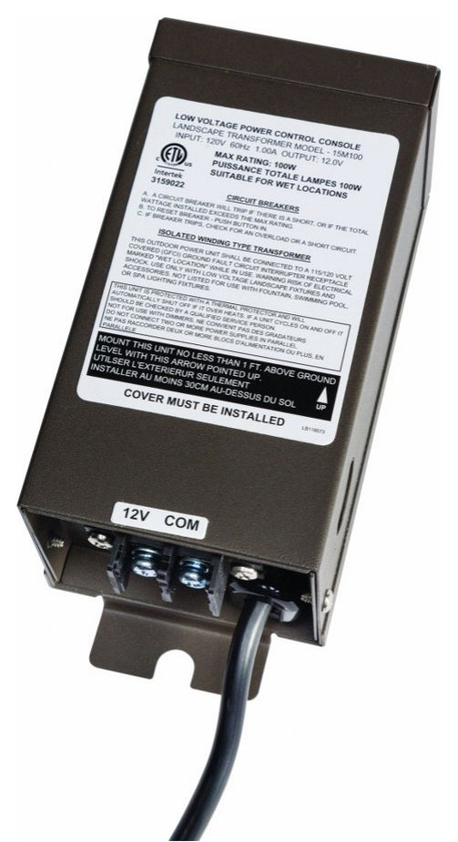 Standard Series- Low Voltage 100W Manual Transformer - Landscape ...