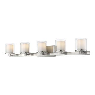 Z-Lite 1918-5V-BN-LED Five Light Vanity Schema Brushed nickel ...