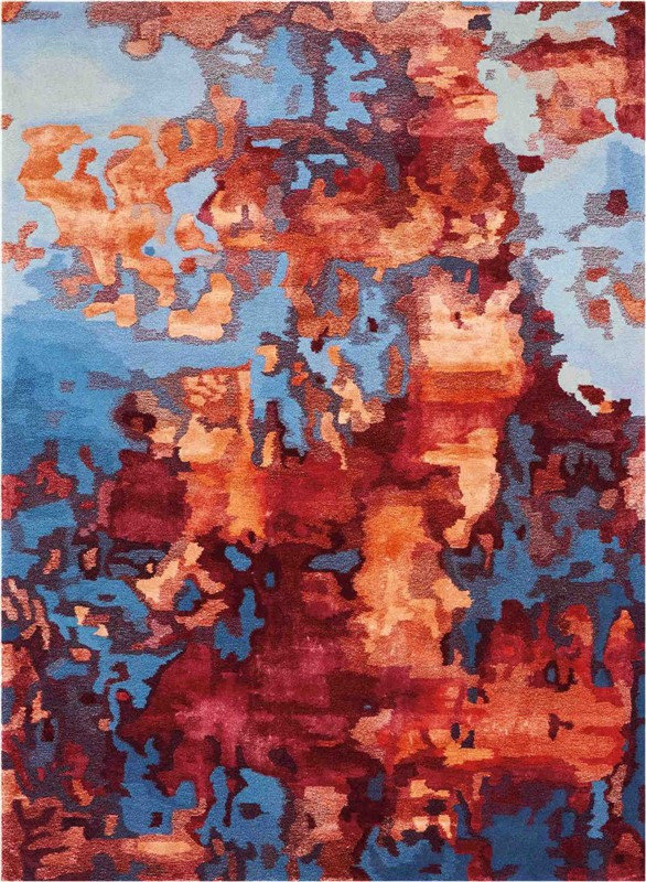 Nourison Prismatic Modern/Contemporary Rugs PRS13, 5'6"x7'5 ...