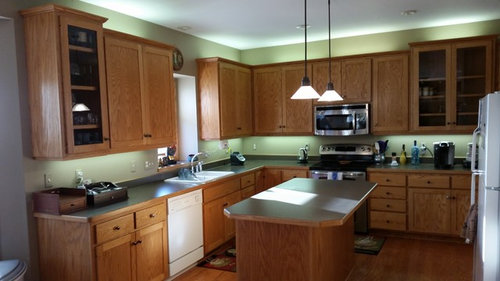 1990s kitchen and dining room remodel
