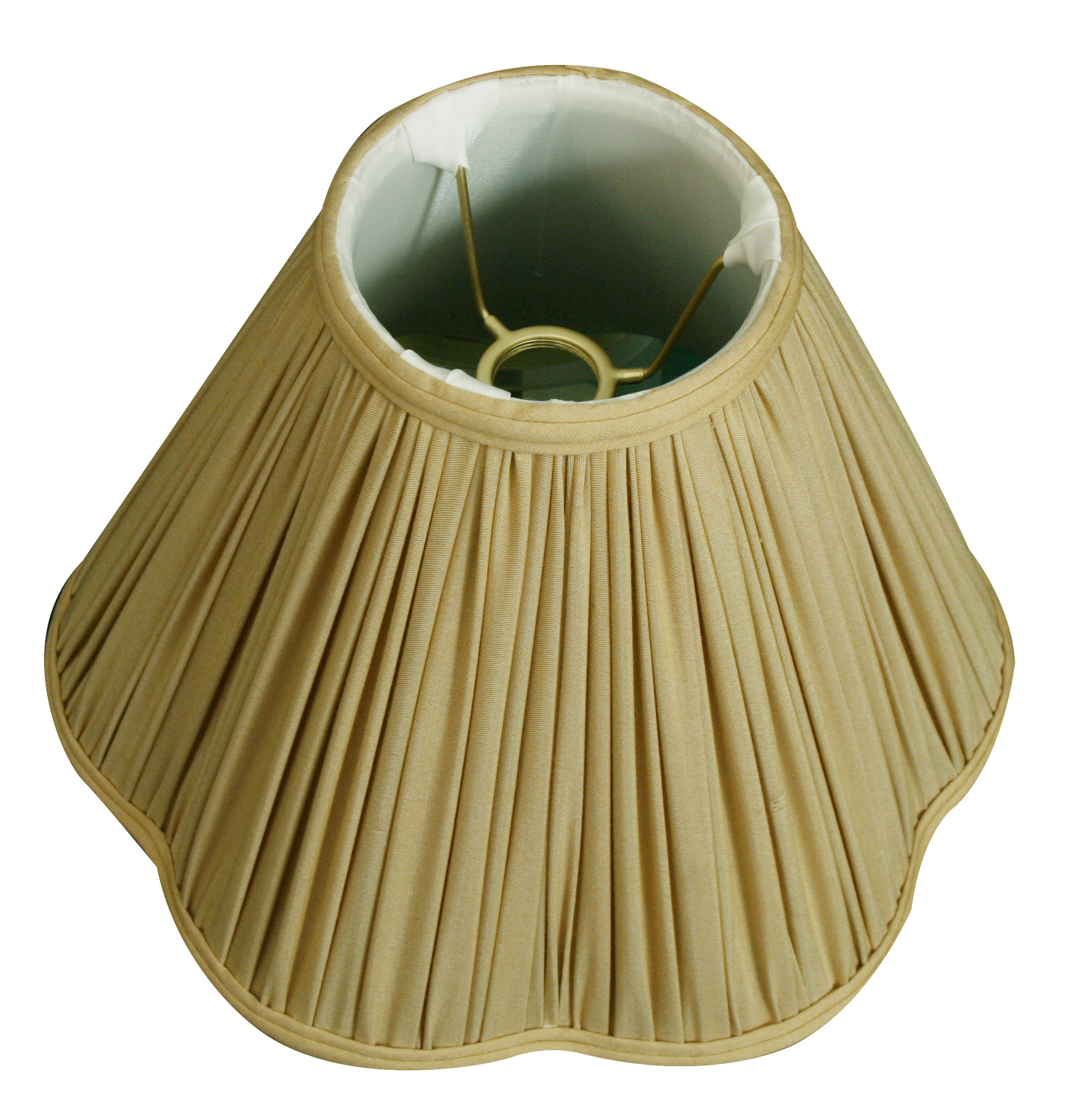 Royal Designs Bottom Scallop Gather Pleat Softback Lamp Shade, 5"x13"x8 ...