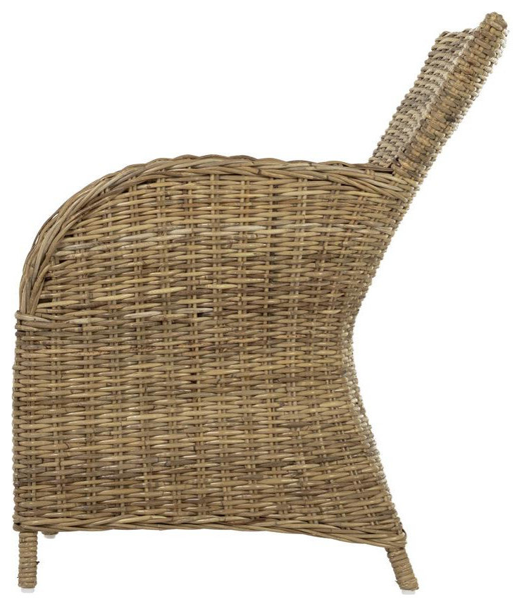 Natural Rattan Dining Chair, The Earthy Elegance, Belen Kox - Tropical ...