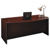 Bush Business Furniture Series C 72" Bow Front Desk Shell Mocha Cherry ...