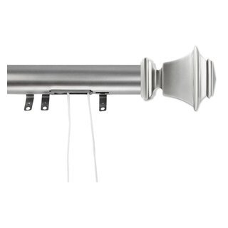 Lucent Decorative Traverse Rod With Sliders, 30-48" - Traditional ...