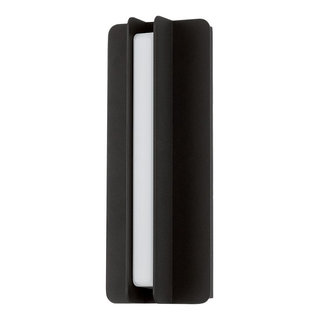 Dune LED Exterior Wall Sconce in Textured Black - Transitional ...