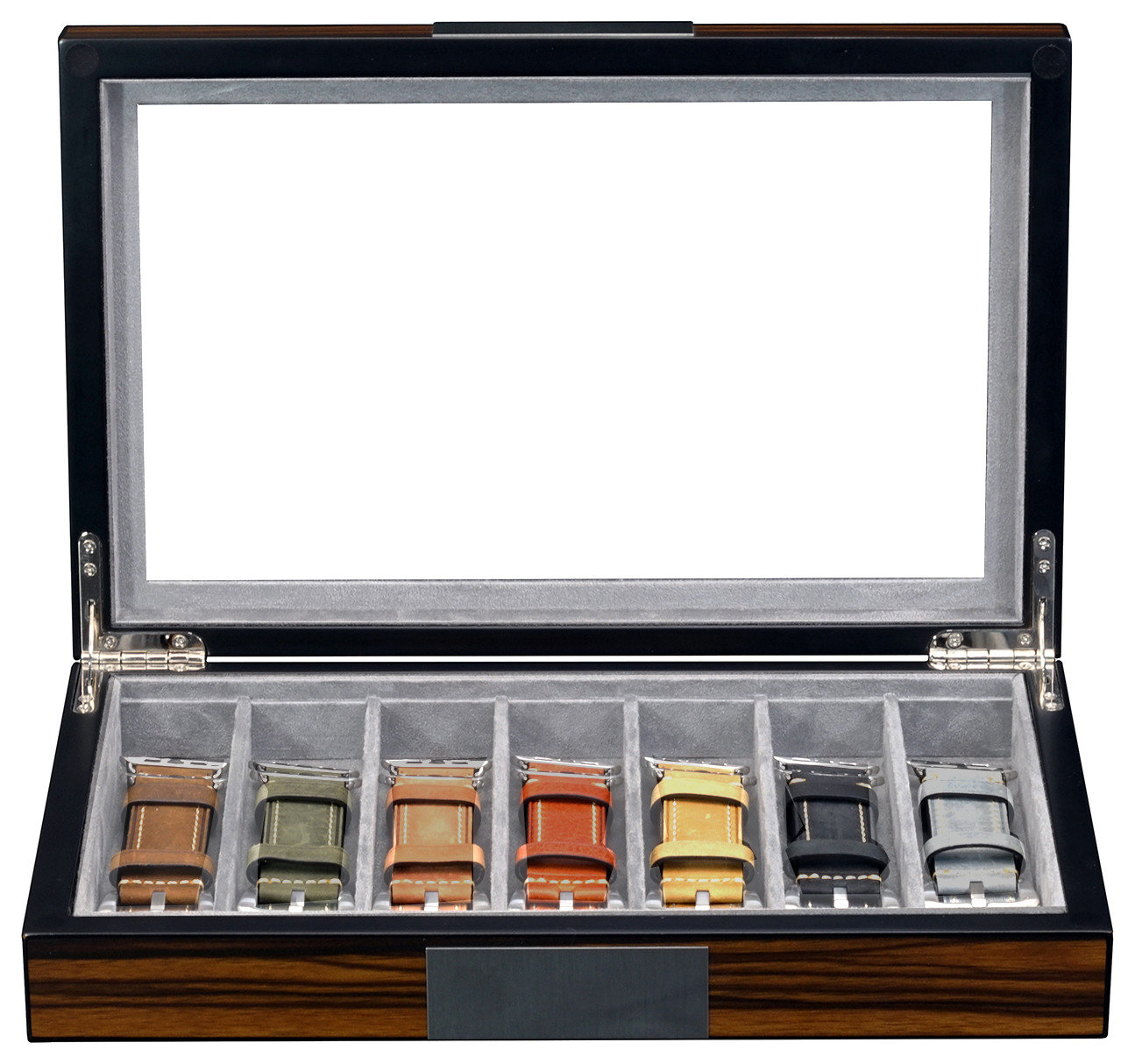 TimelyBuys Walnut Wood for Smartwatch Watch Band Storage Display Case ...
