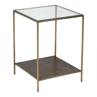 Venus Side Table, Brass - Contemporary - Side Tables And End Tables ...