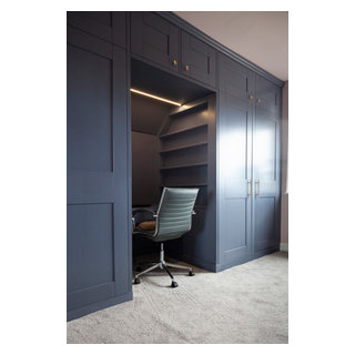 Wardrobe with integrated desk - Modern - Closet - Cardiff - by MY Wood ...