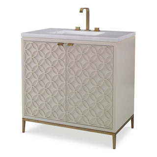 Ambella Home Collection Italian Sink Chest Linen - Contemporary ...