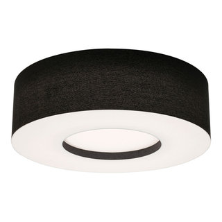 AFX MCF3044MB Montclair 4 Light 30"W Flush Mount Drum Ceiling ...