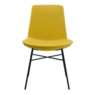 Kate Dining Chair Yellow - Midcentury - Dining Chairs - by Bison ...