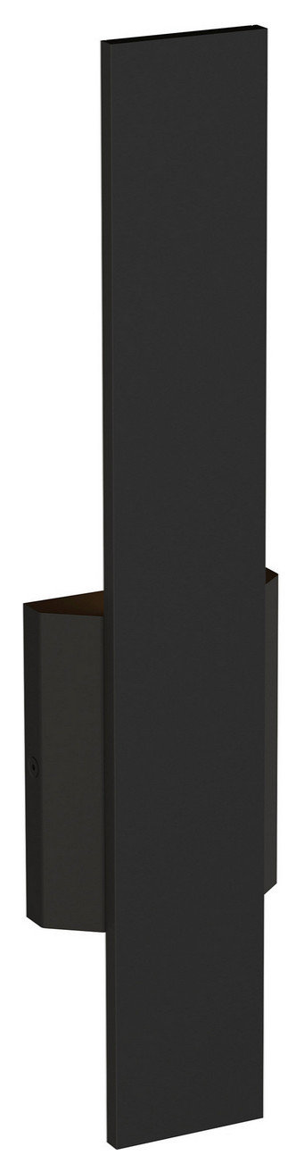 Blade 1-Light 18.00"H LED Outdoor Wall Mount in Black, 1.600 - Modern ...