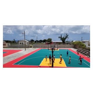 Caribbean Commercial Basketball Court - Boston - by Basketball Courts ...
