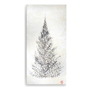 Monoscape VIII' Wrapped Canvas Wall Art by Karen Biery, 12"x24 ...