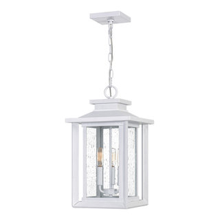 Wakefield 3-Light Outdoor Hanging Lantern, White Lustre - Transitional ...