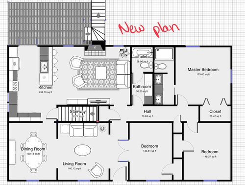 Floor plan advice on whole house remodel