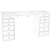 Slaystation Pro Premium Makeup Desk with Drawer and Crystal Knobs ...