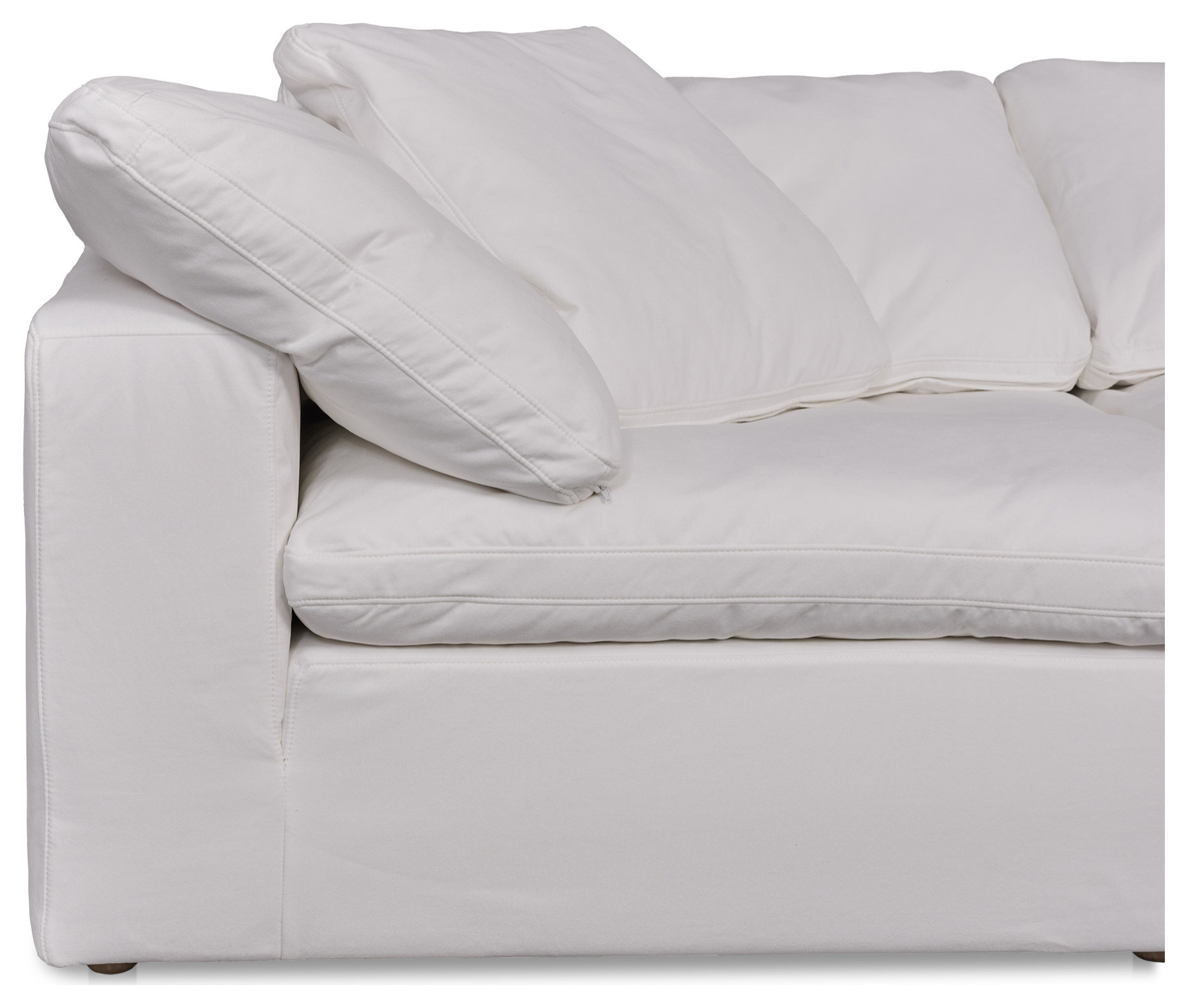Clay Cream White Modular Sofa - Transitional - Sectional Sofas - by ...