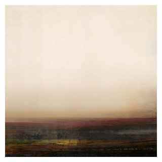 "Hazy Field I" Framed Gallery Wrapped Giclee Print On Canvas With Gel ...