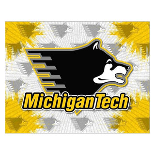 Michigan Tech Logo Canvas, 20"x15" - Contemporary - Prints And Posters ...