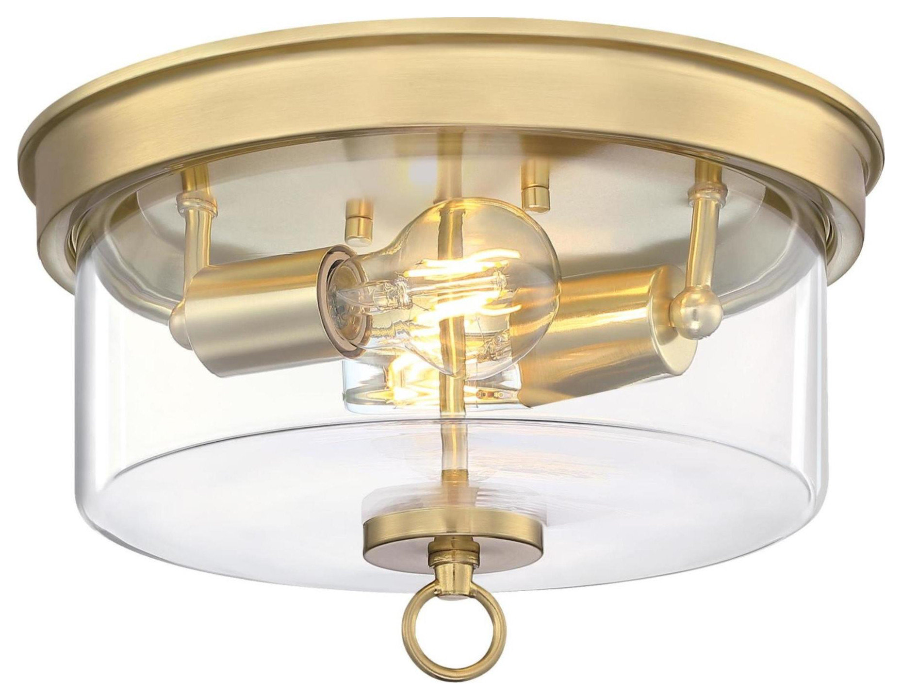 Westinghouse 6128600 Lebanon 2 Light 12"W Flush Mount Drum ...