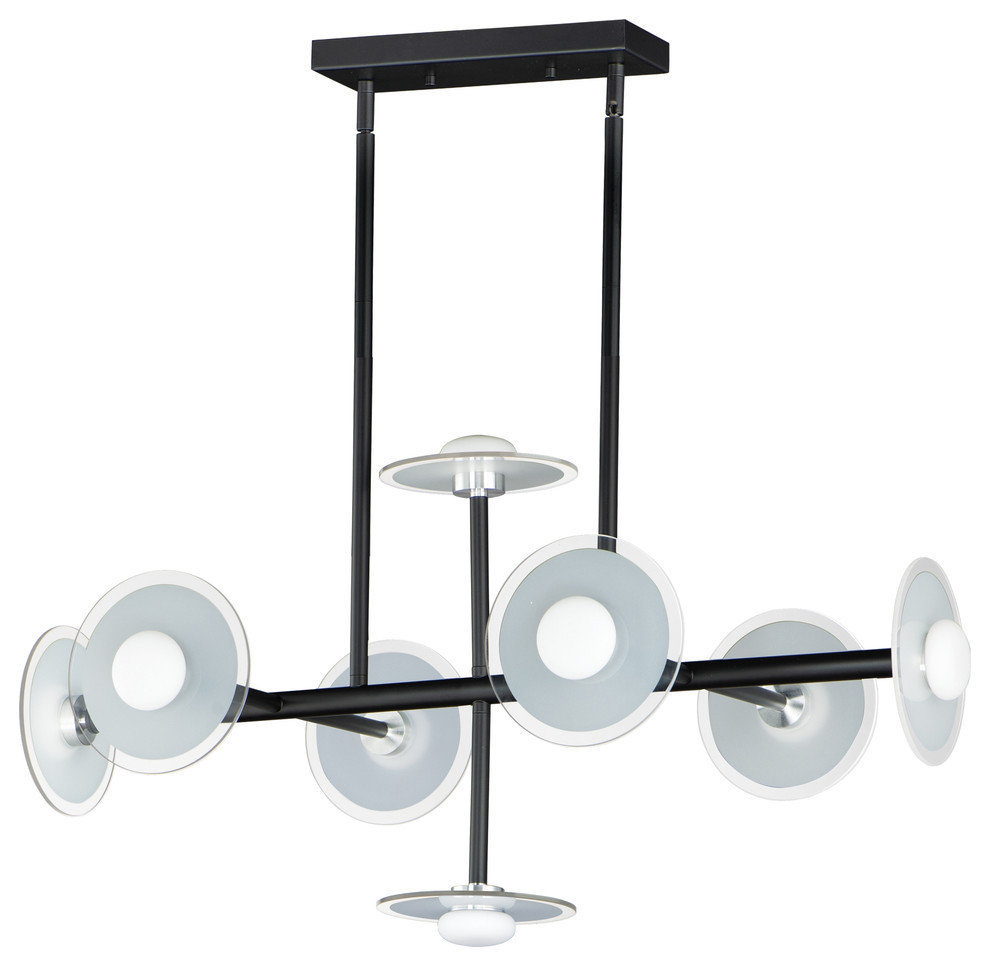 Helio 8-Light LED Pendant - Modern - Kitchen Island Lighting - by ...