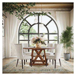 Julia Round Dining Table - Dining Room - Other - by James and James Furniture | Houzz