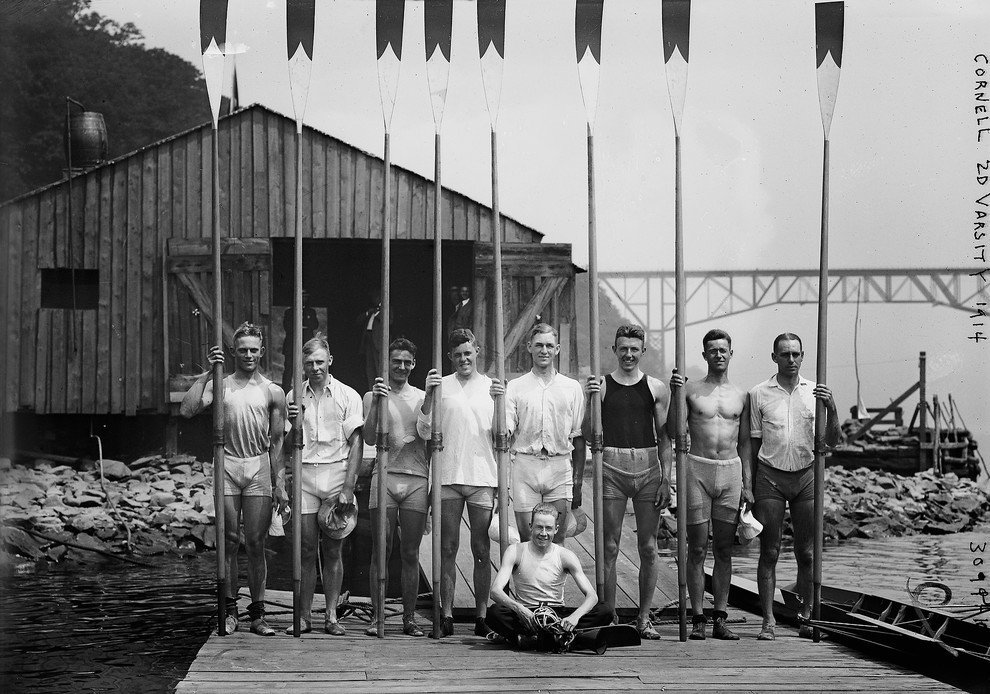 Cornell 2d Varsity Crew Team, 1914 Print, 18" x 24" - Contemporary ...