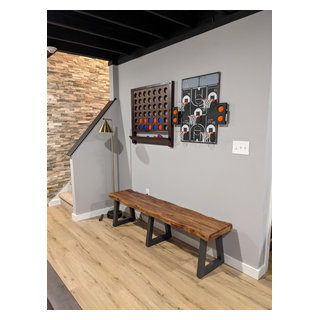 Finished Basement with Smoke Lounge - Basement - Philadelphia - by ...