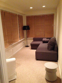 Pentagon room with few walls! Need help!