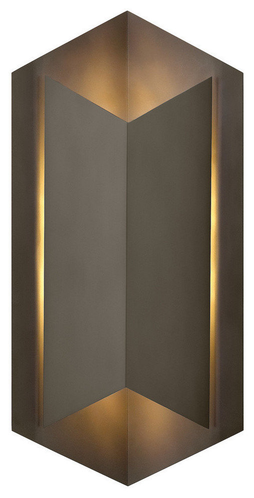 Hinkley Lex Integrated LED Wall Mount, Large - Modern - Outdoor Wall ...