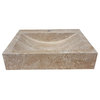 Rectangular Natural Stone Vessel Sink - Traditional - Bathroom Sinks ...
