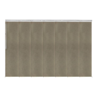 Alabaster 7-Panel Track Extendable Vertical Blinds 110-153"W, 91.4" H ...