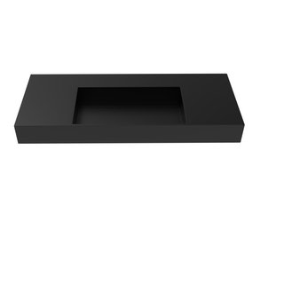 CastelloUSA Juniper Wall Mounted Countertop Concealed Drain Basin Sink ...