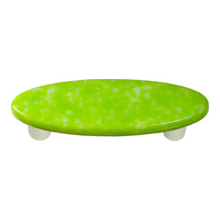 Art Glass Oval Granite Pull, Alum Post - Eclectic - Cabinet And Drawer ...