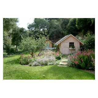 Santa Barbara Cottage Garden - Farmhouse - Landscape - Santa Barbara ...