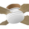 Schaffer II 56" 5-Blade Satin White Ceiling Fan With Integrated LED ...