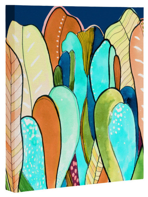 Deny Designs Cayenablanca Caribbean Seaweeds Art Canvas, 8x10 ...