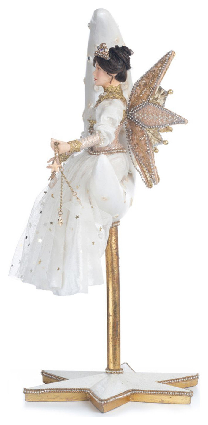 Katherine's Collection 2023 Starry Nights 18"Celestial Angel On Moon ...