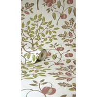 Rowan Olive Autumn Trees Wallpaper, Swatch - Contemporary - Wallpaper ...