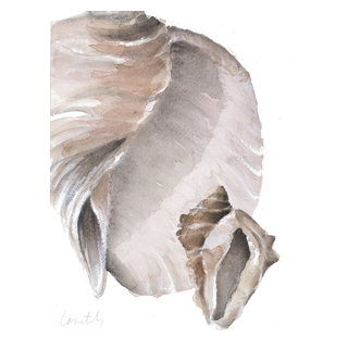 Tonal Shell II, 16x24 - Beach Style - Prints And Posters - by South ...